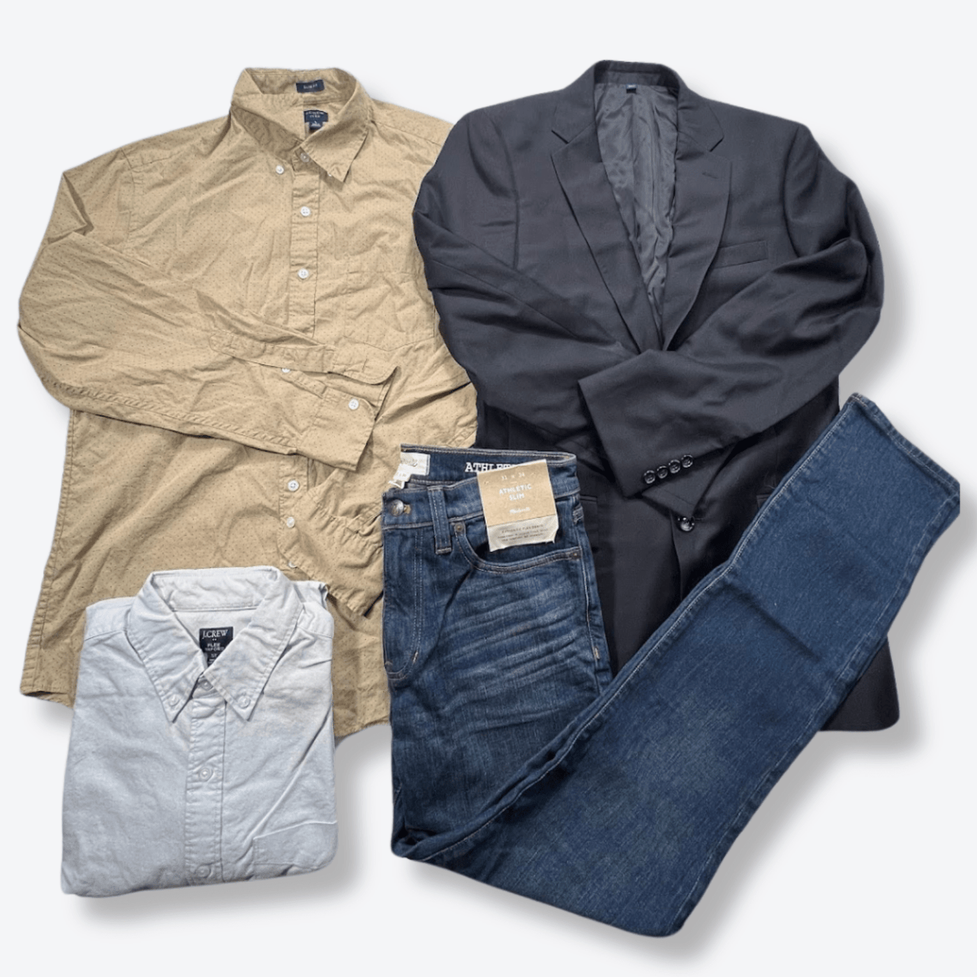 Wholesale Clothing MDWLL + JCRW Assorted Men's New & Returns Bulk