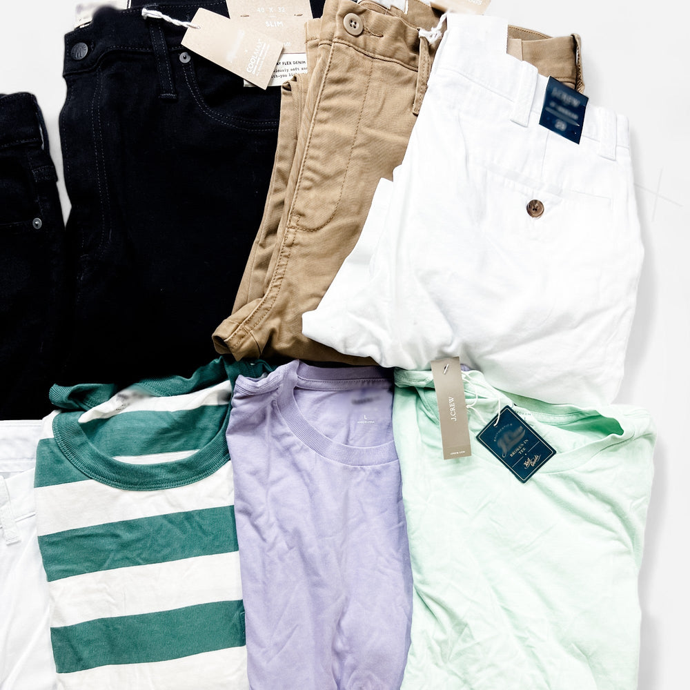 Wholesale Clothing MDWLL + JCRW Assorted Men's New & Returns Bulk
