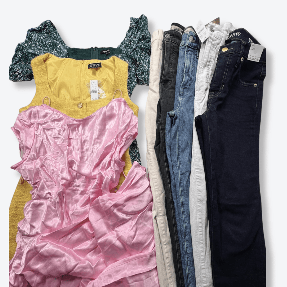 MDWLL + JCRW Dresses & Denim Women's New/Returns Bulk Clothing