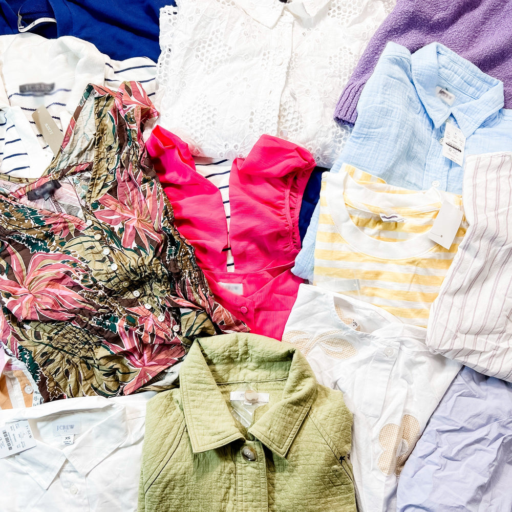MDWLL + JCRW Tops Women's New & Returns Bulk Clothing