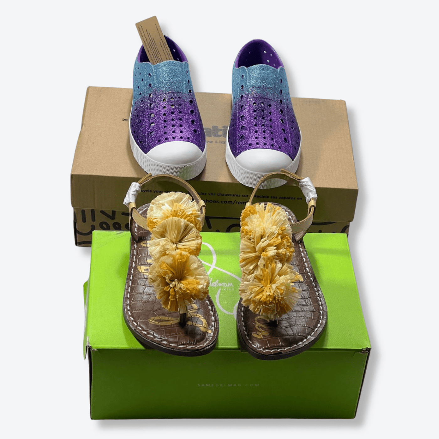 Name Brand Shoes: Adidas, Native, Sam Edelman & More Assorted Children